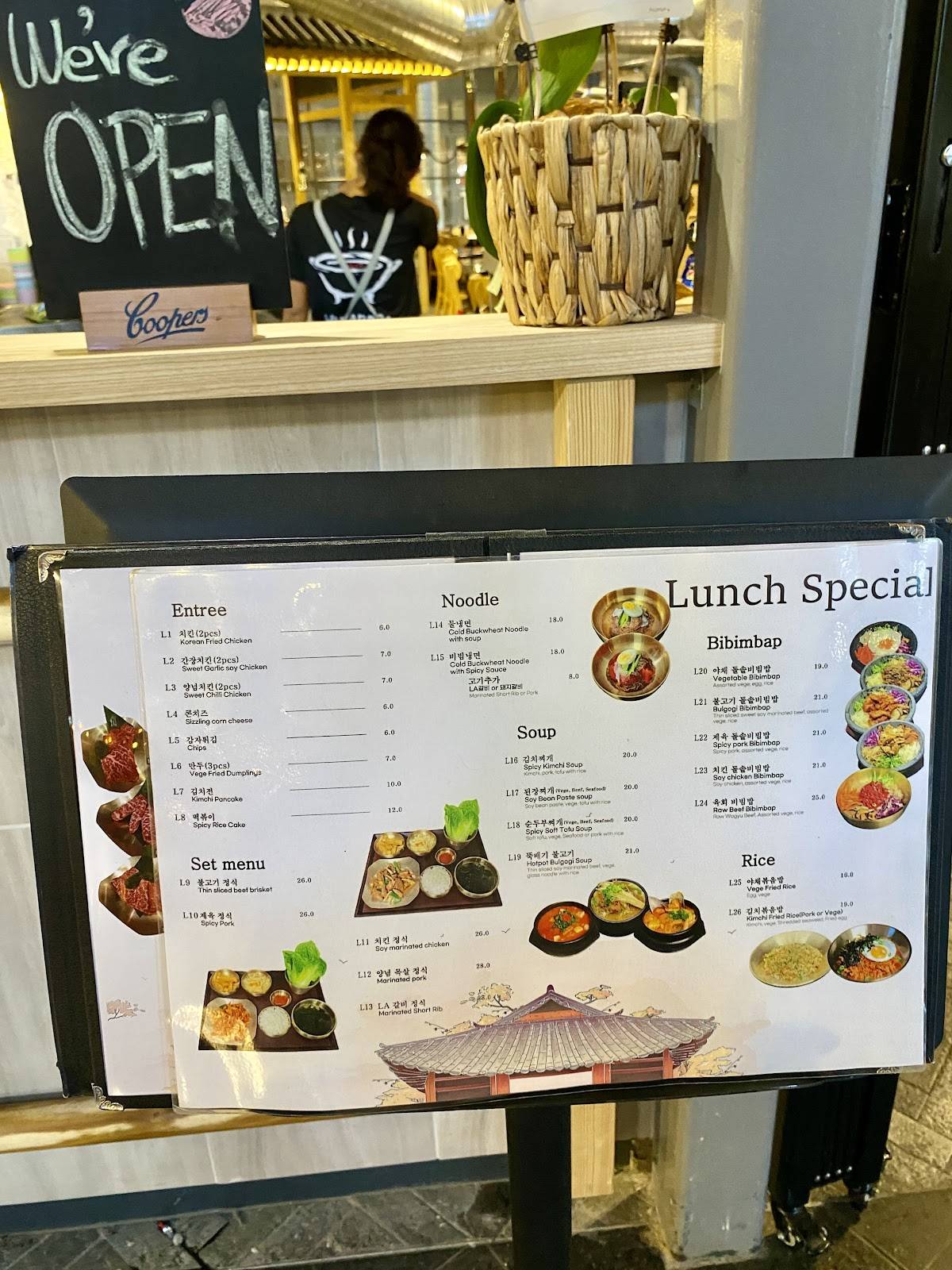 Menu at Hwaro92 restaurant, Robina