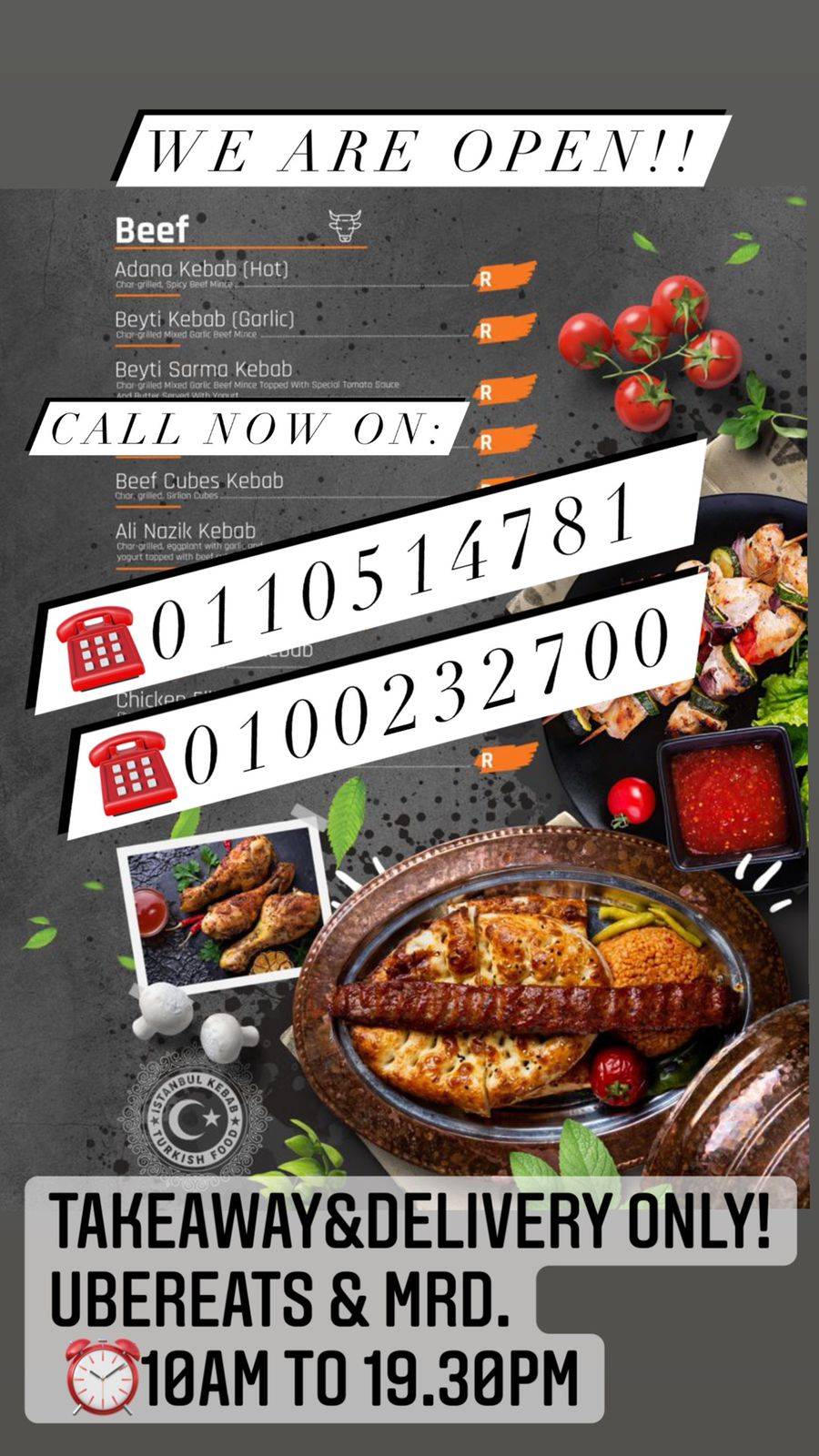 Menu at ISTANBUL KEBAB Sunninghill restaurant, Midrand, Village ...