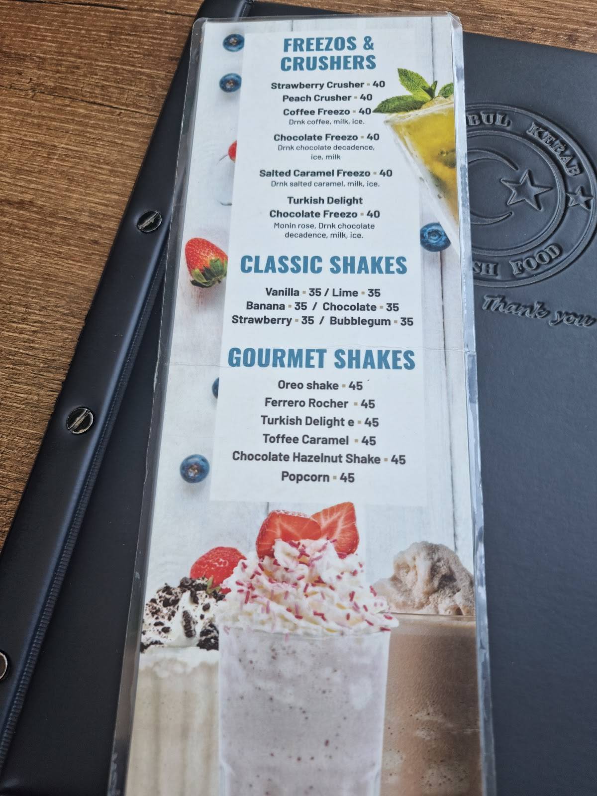Menu at ISTANBUL KEBAB Sunninghill restaurant, Midrand, Village ...
