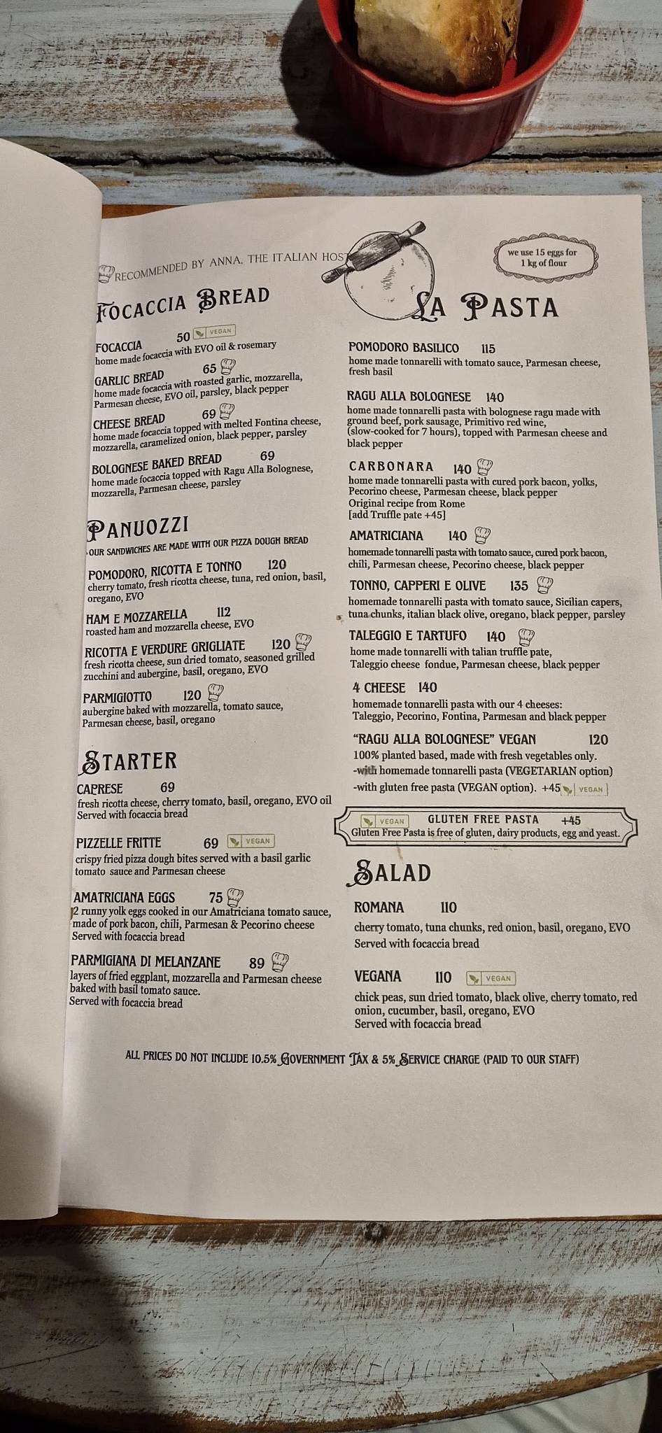 Menu at ITALY Pizza & Cucina restaurant, Gili Indah