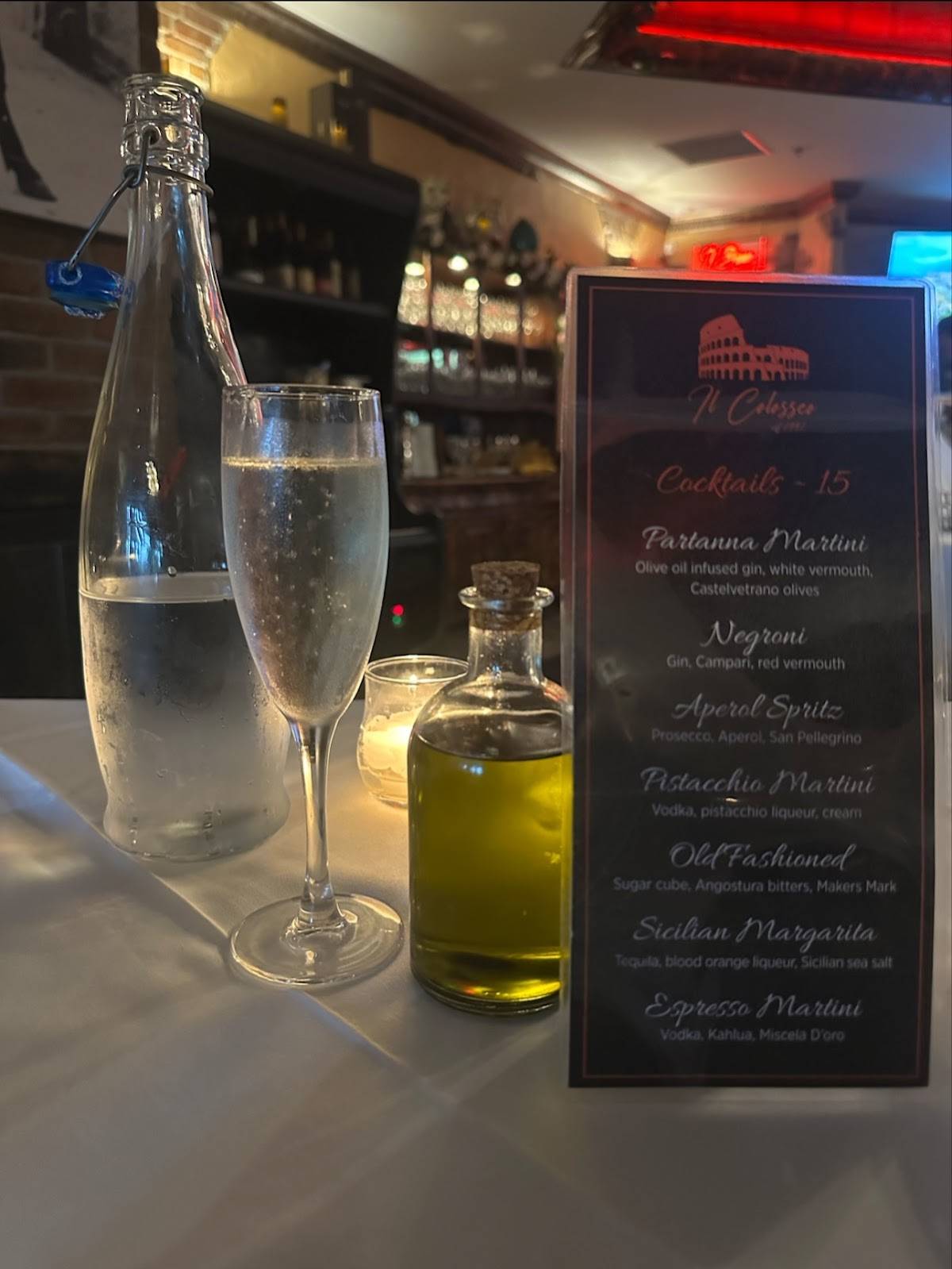 Menu at Il Colosseo Ristorante NJ restaurant, Red Bank