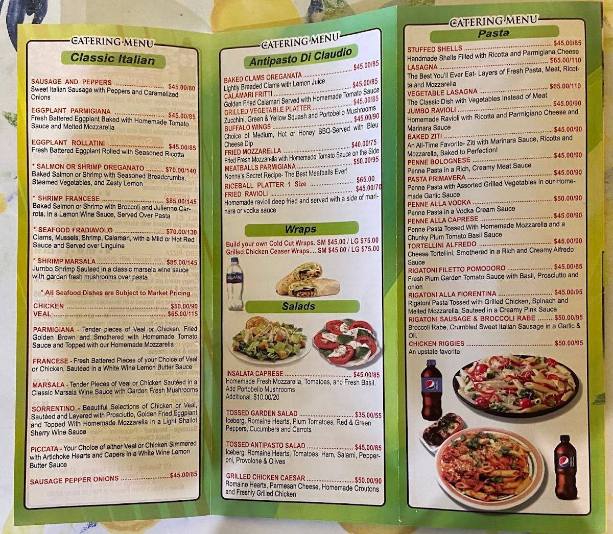 Menu at Il Limone Restaurant Pizzeria, Liverpool
