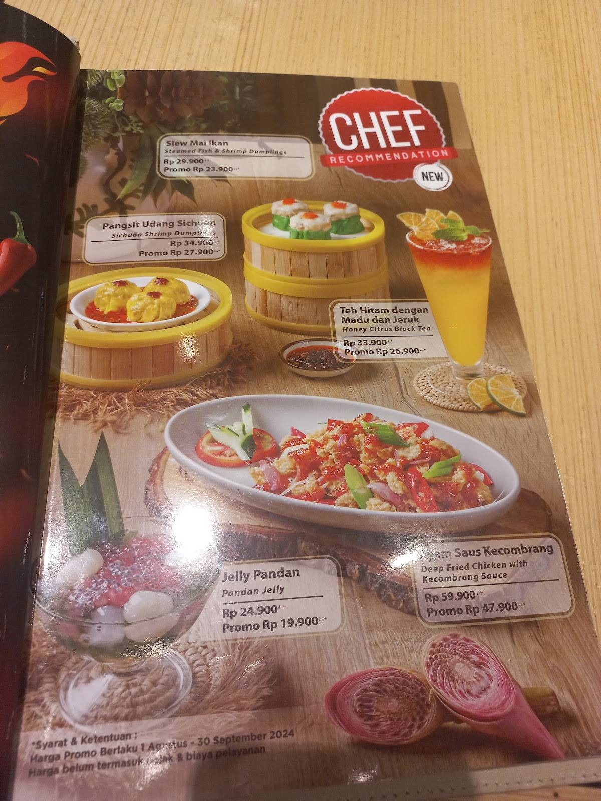 Menu at Imperial Kitchen & Dimsum - The Amboja restaurant, East Jakarta
