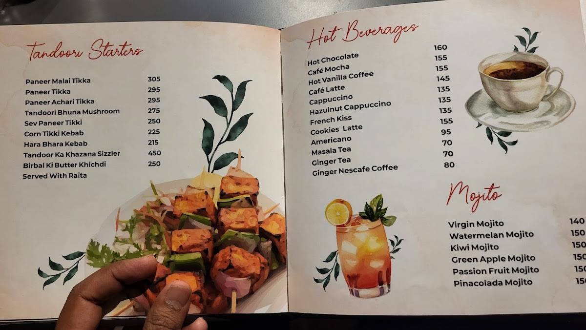 Menu at Sigdi, Indore, PLOT A1 SCH. 78