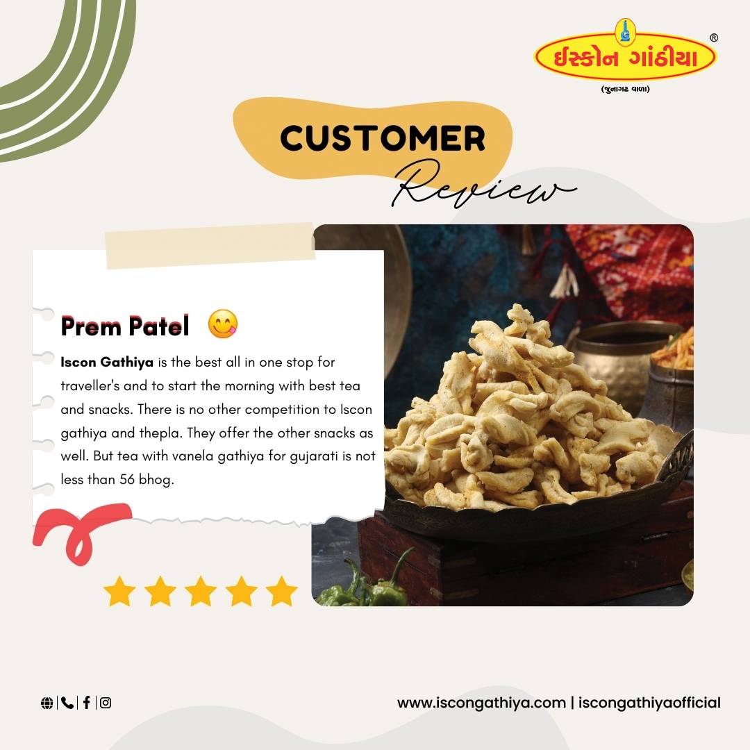 Menu at Iscon Gathiya - Fedra, India