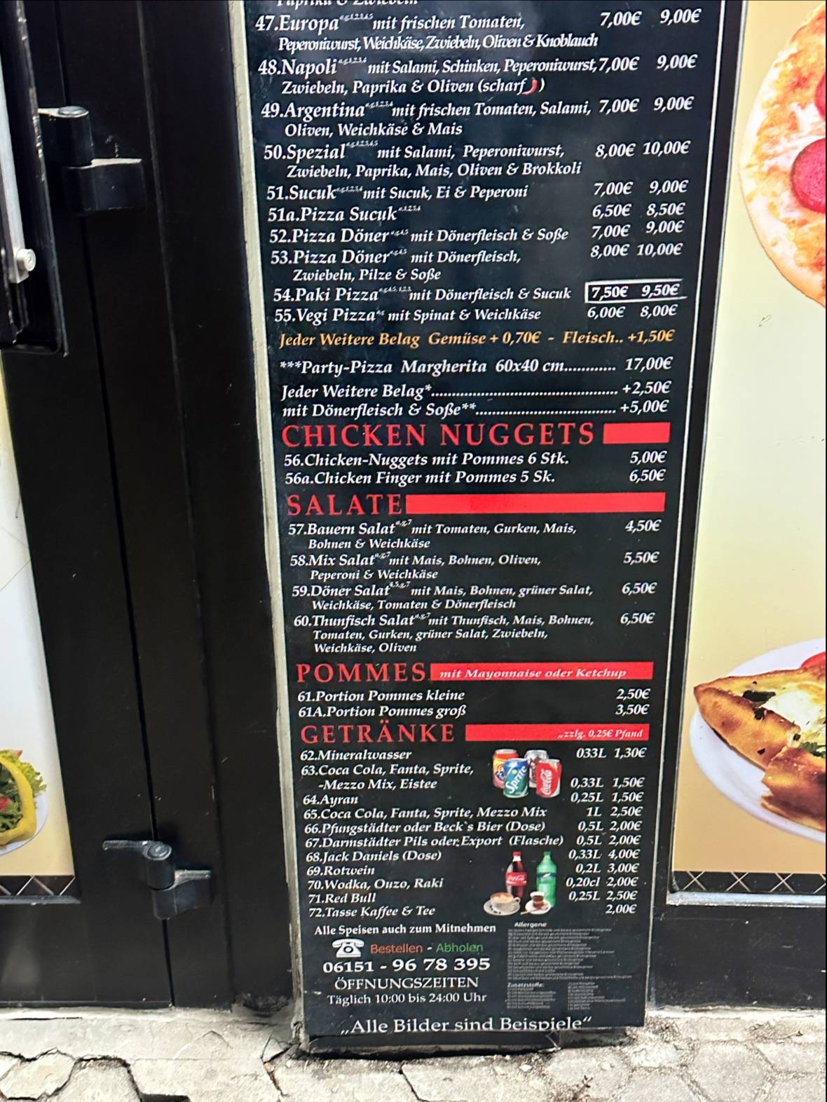 Speisekarte von Isso Kebabhaus restaurant, Darmstadt