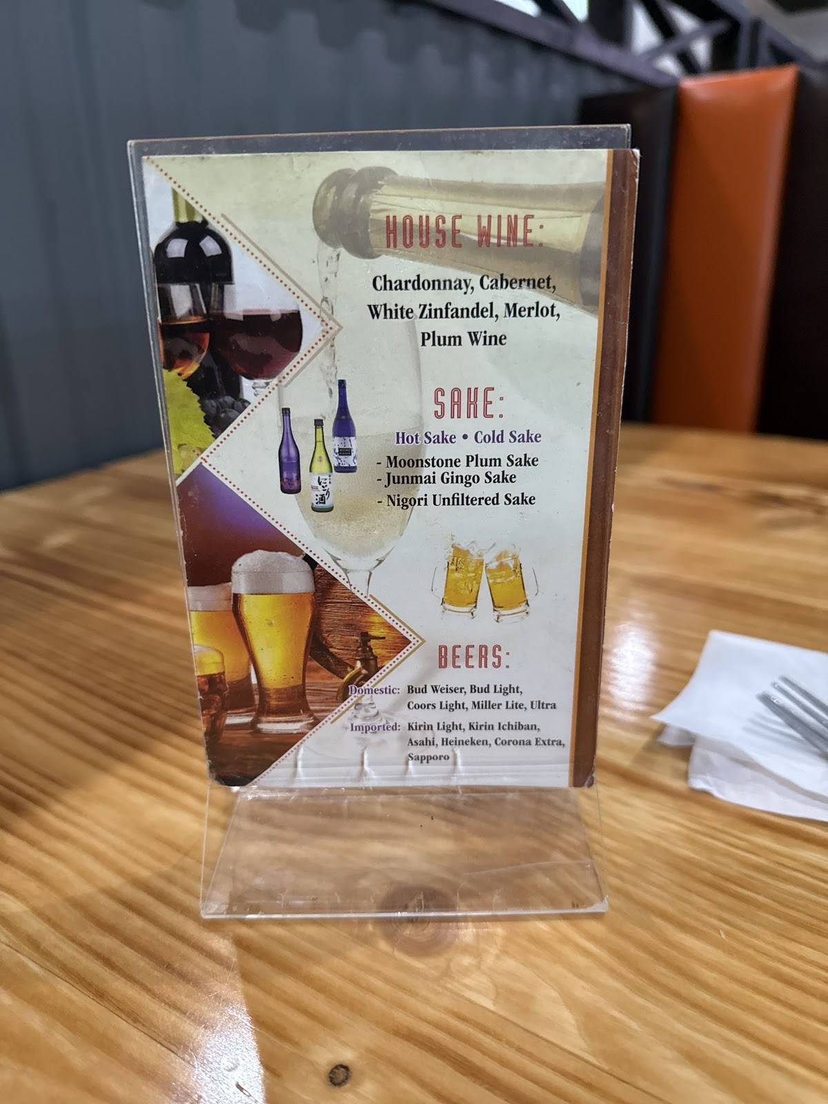 Menu at FUSHIMI GRILL & MODERN BUFFET restaurant, Jacksonville
