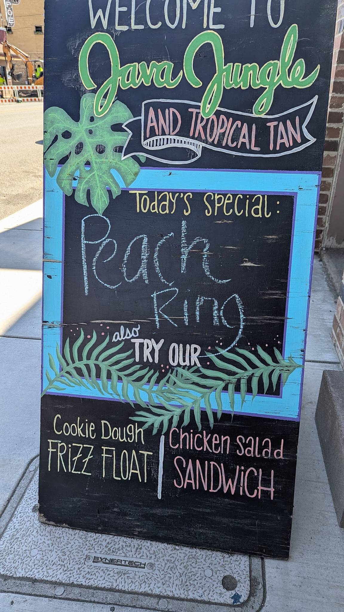 Menu at Java Jungle & Tropical Tan pub & bar, John Day