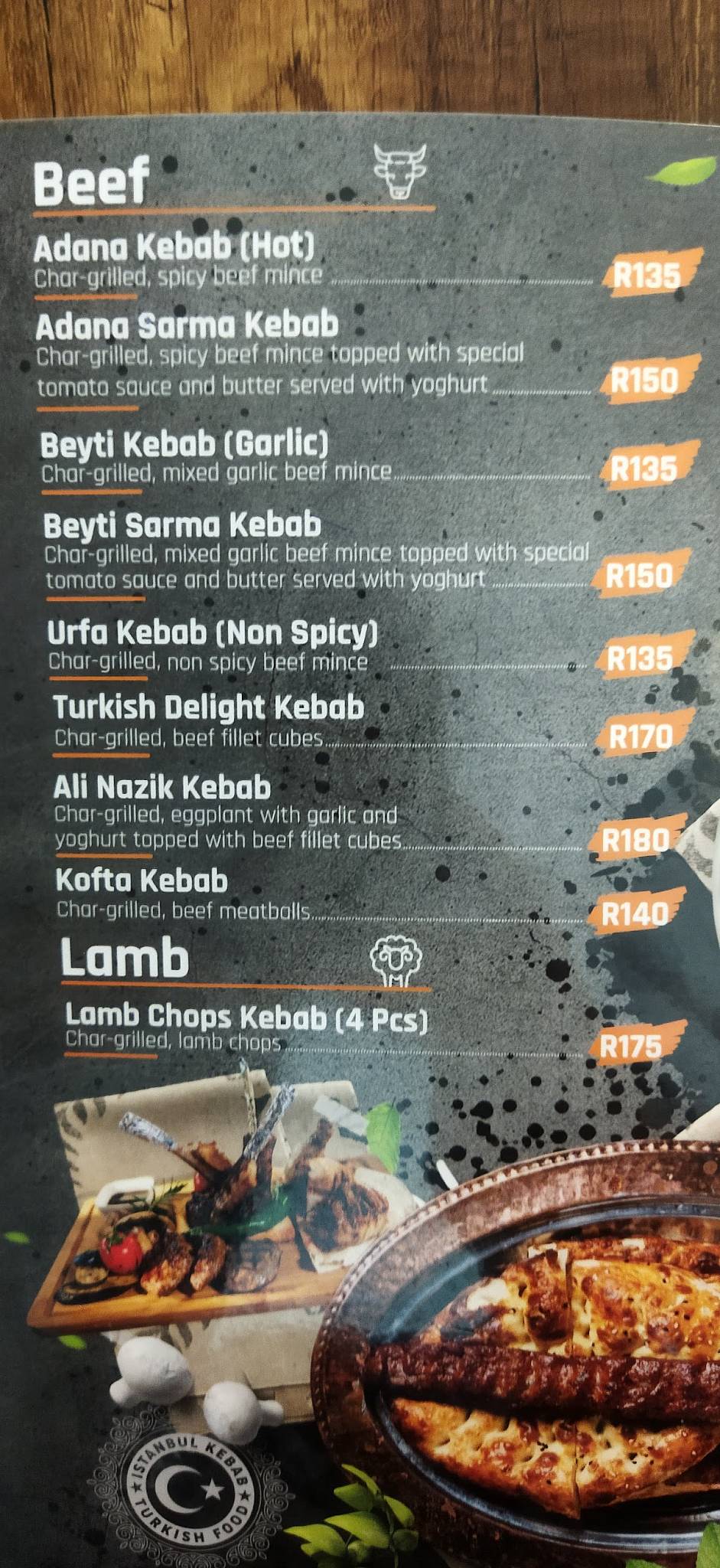 Menu at ISTANBUL KEBAB Sunninghill restaurant, Midrand, Village ...