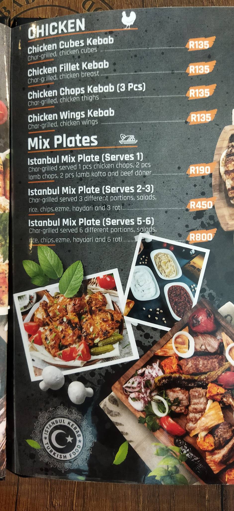 Menu at ISTANBUL KEBAB Sunninghill restaurant, Midrand, Village ...