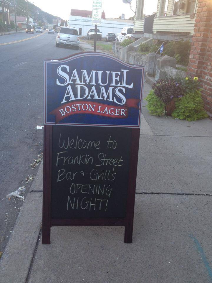 Menu at Franklin Street Bar & Grill, Johnstown