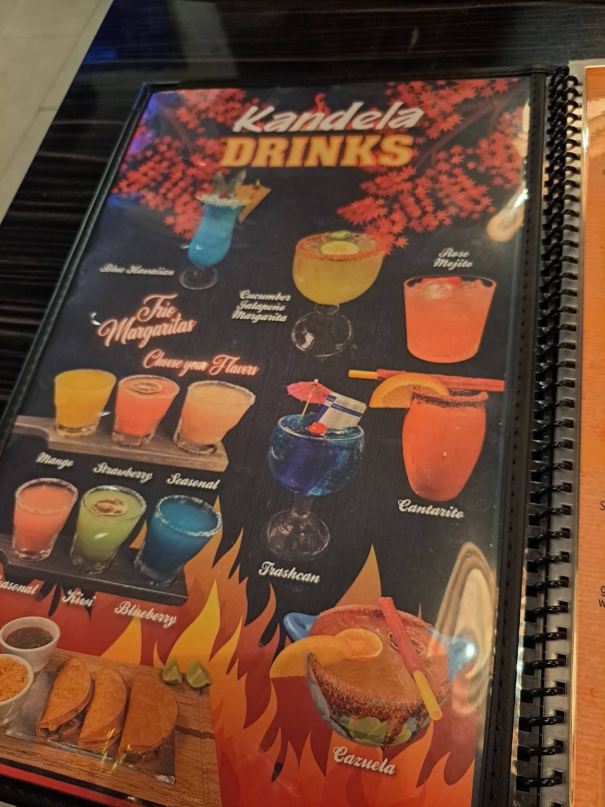 Menu at Kandela Grill restaurant, Jonesboro