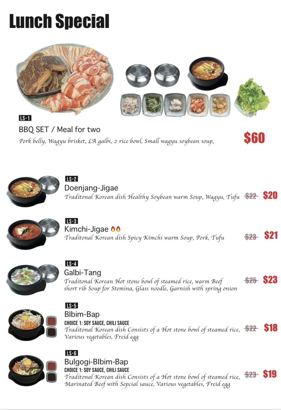 Menu at K Time BBQ Restaurant, Morayfield