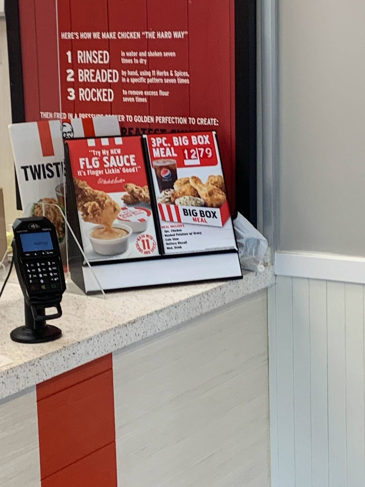 Menu at KFC fast food, East Brunswick, 287 NJ-18