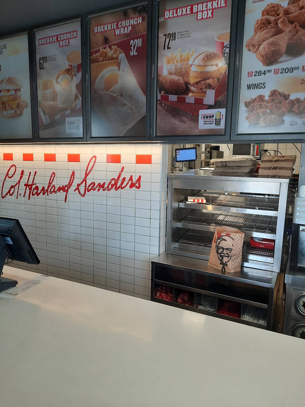 Speisekarte von KFC N1 City restaurant, Kapstadt, Shopping Mall