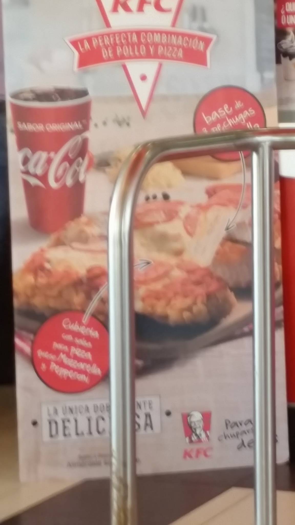 Menu at KFC restaurant, Tijuana, Carr. a Ensenada 320