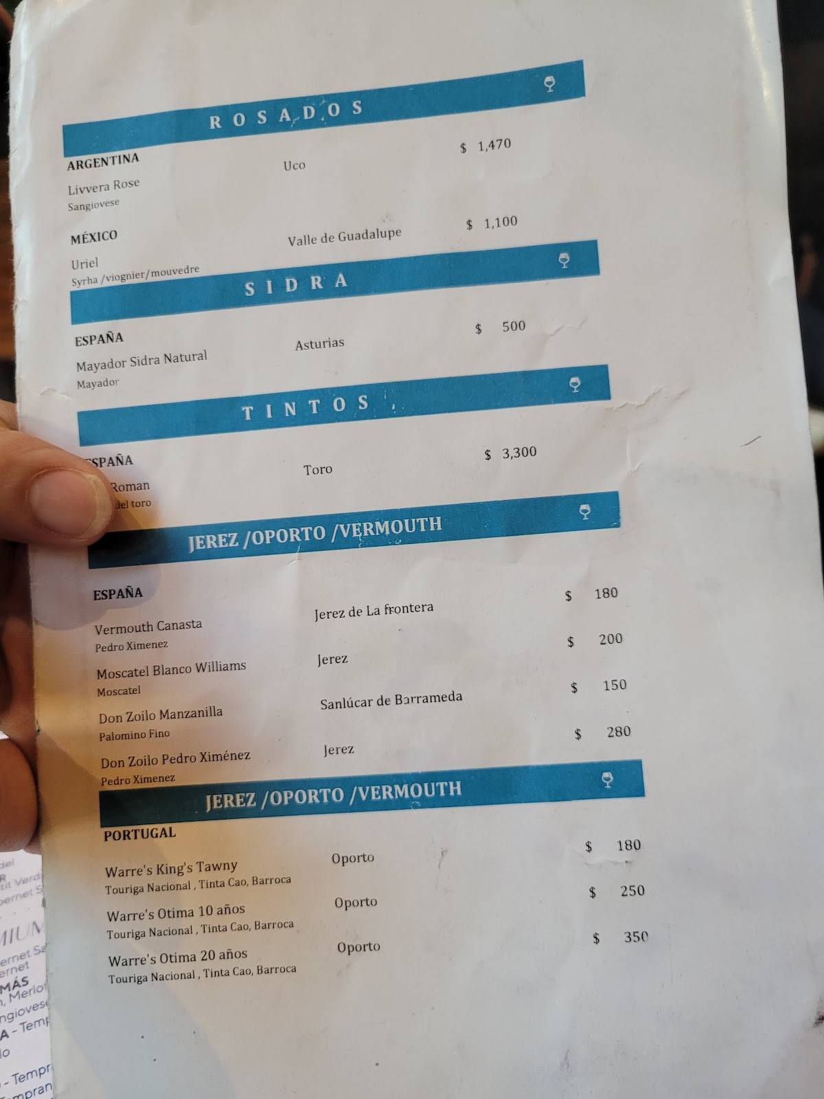 Carta del restaurante KHIOS Cocina Mediterránea, Santiago del Querétaro
