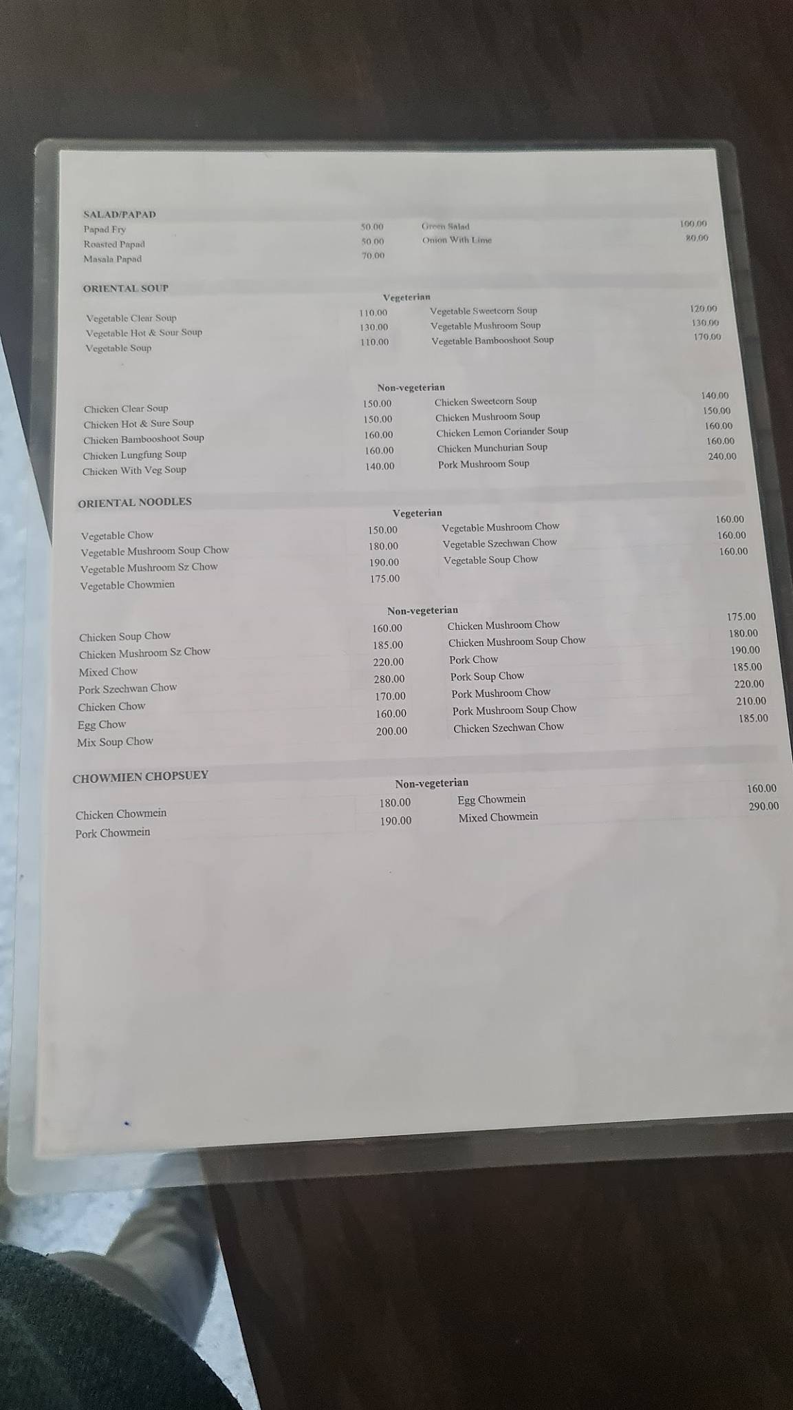 Menu at KK DHABA & CAR WASH, India
