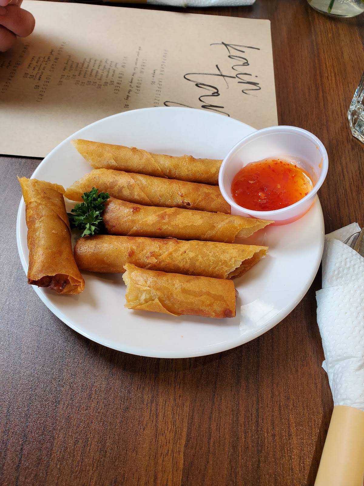 Menu at Kain Tayo Filipino Cuisine Restaurant, St. Louis