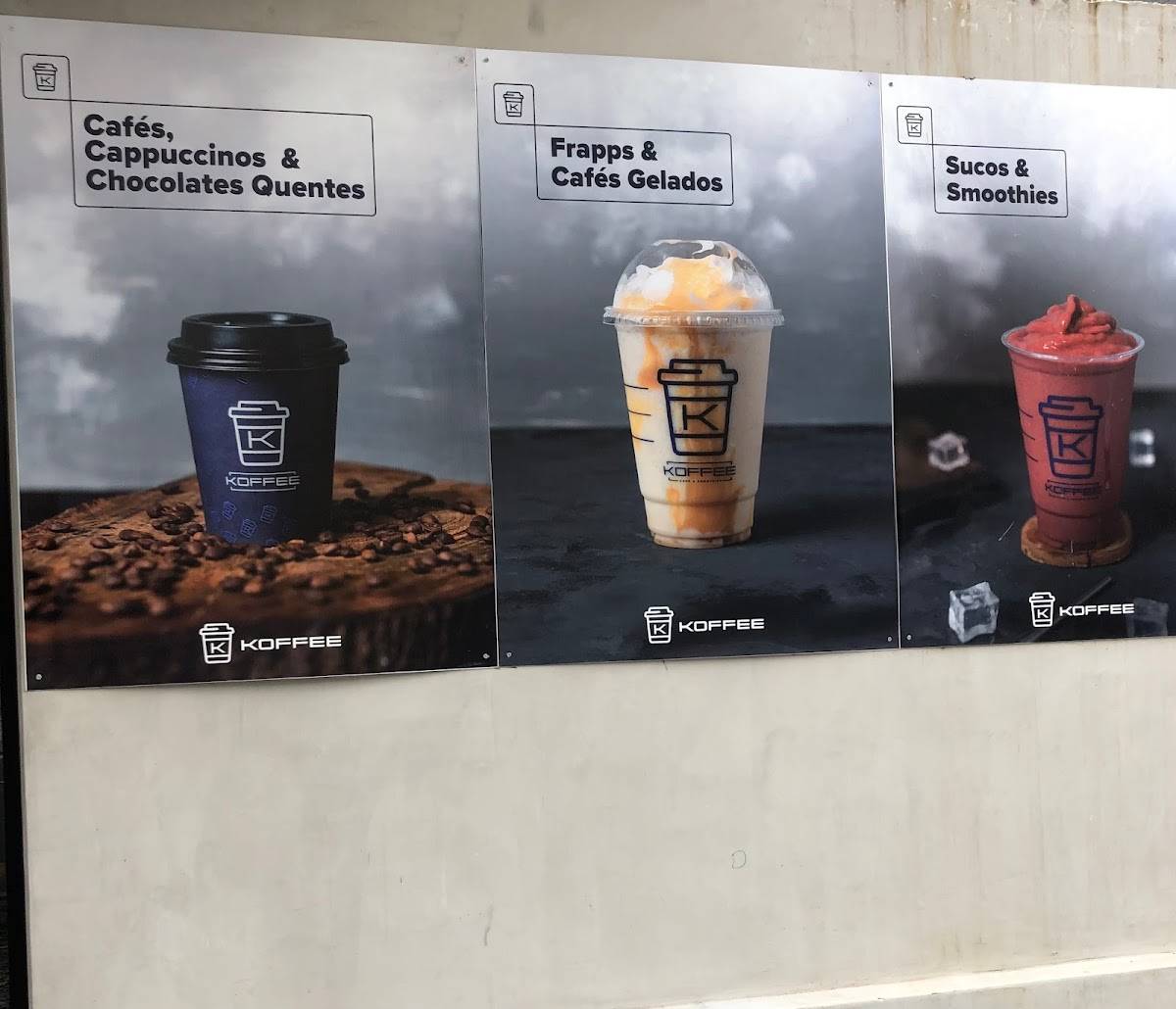 Menu em Koffee - Vicente Machado café, Curitiba