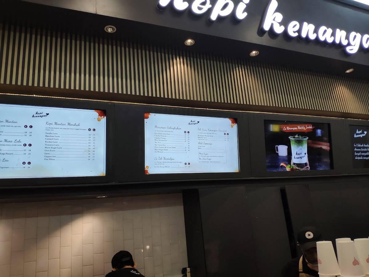 Menu at Kopi Kenangan - Lippo Mall Puri (2), West Jakarta, Lippo Mall ...