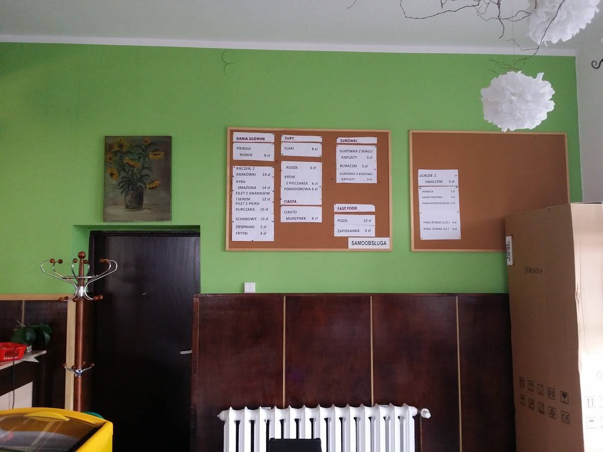 Menu at Kotwica Dominice restaurant, Poland
