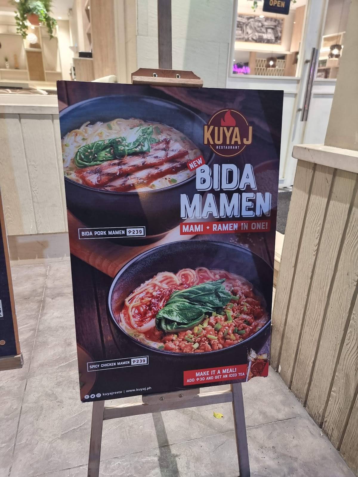 Menu at Kuya J - Eastwood restaurant, Quezon City, Eastwood information ...