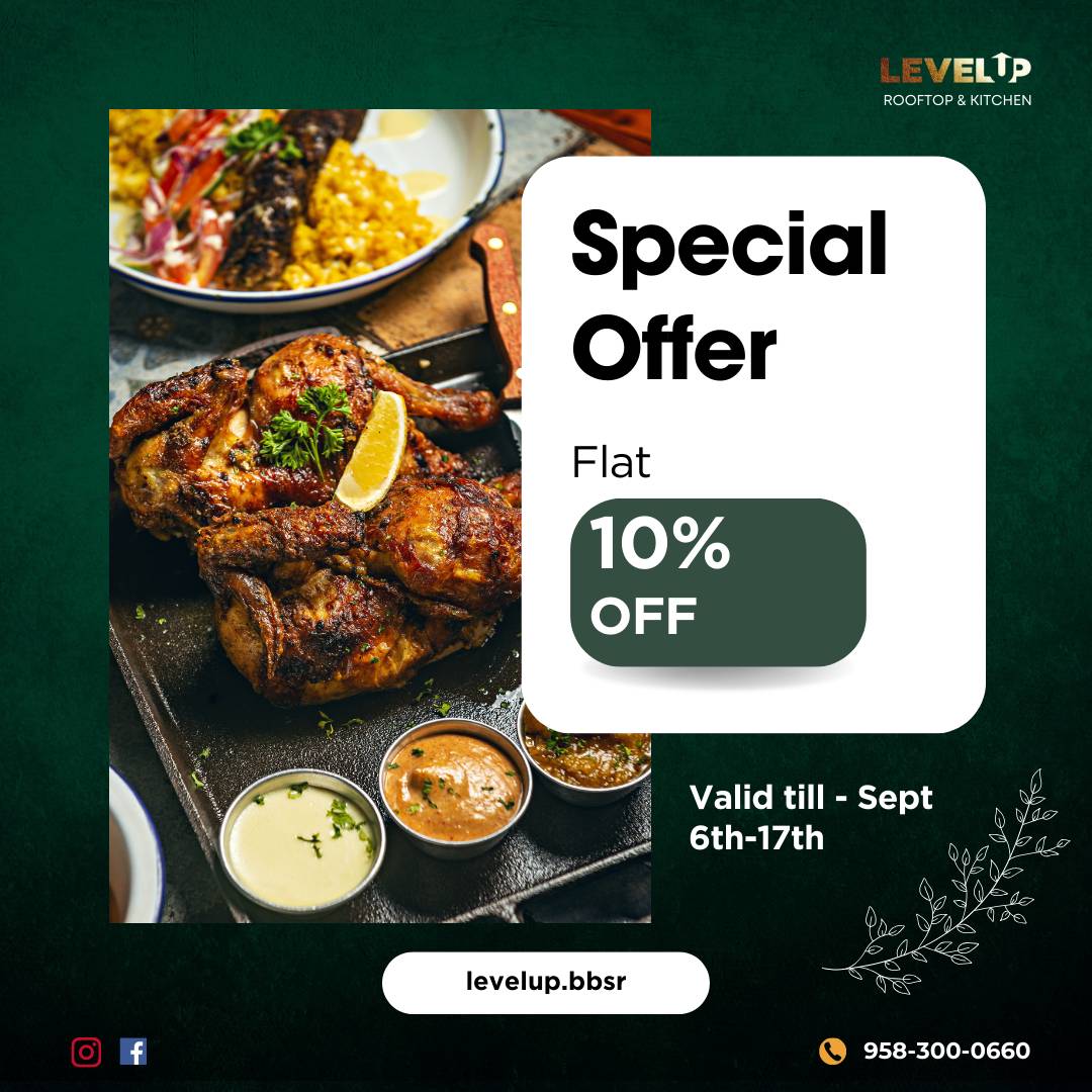 Menu at LEVEL UP by Hotel Marigold, Bhubaneswar