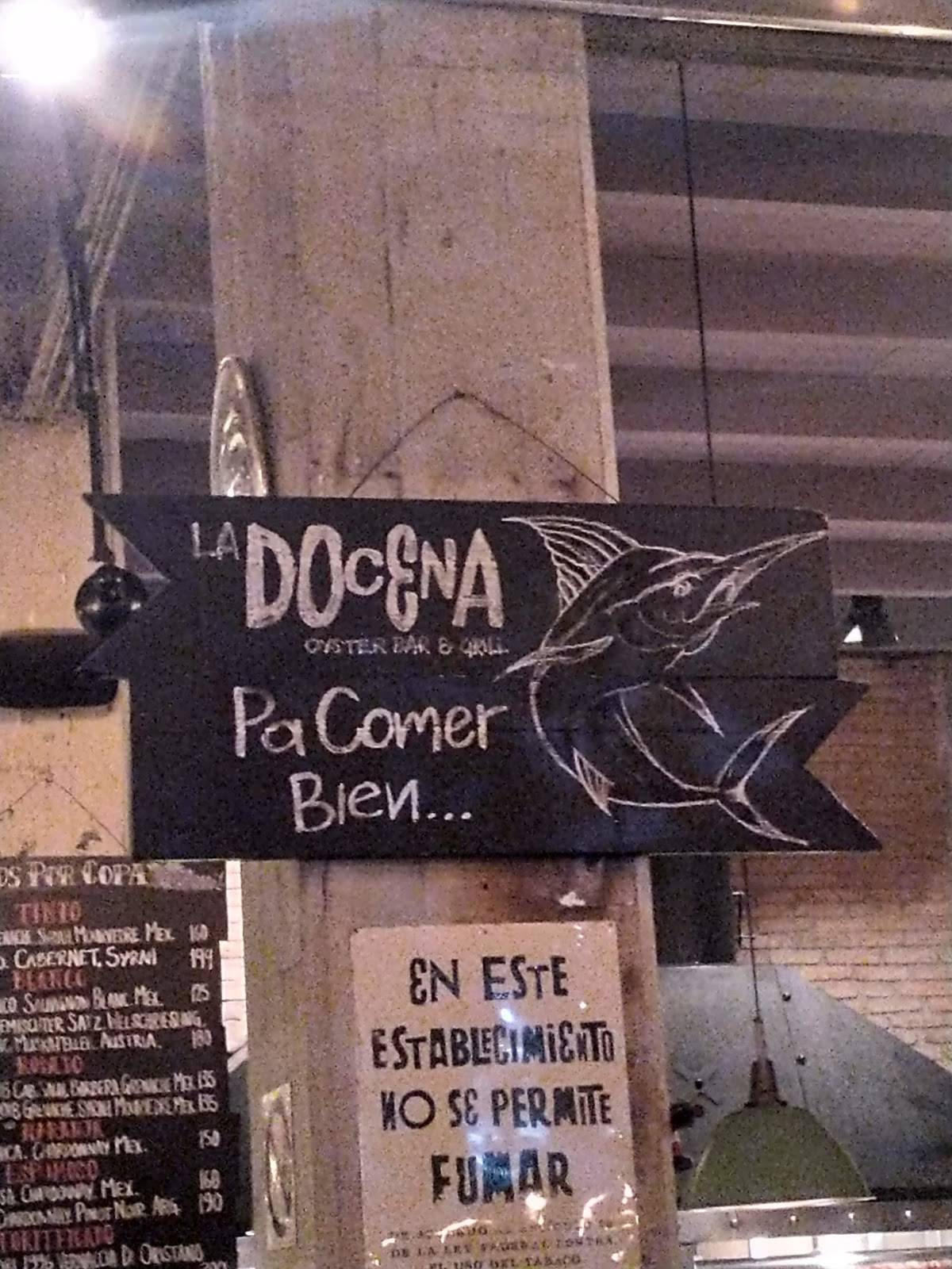Carta del restaurante La Docena Roma, Ciudad López Mateos, Av. Álvaro ...