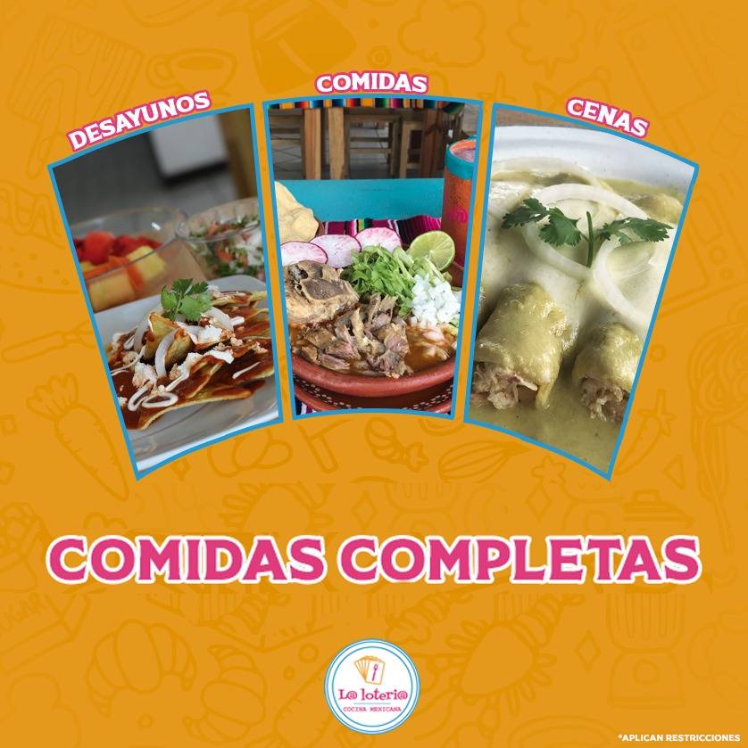 Carta del restaurante La Loteria - Cocina Mexicana, Guadalajara