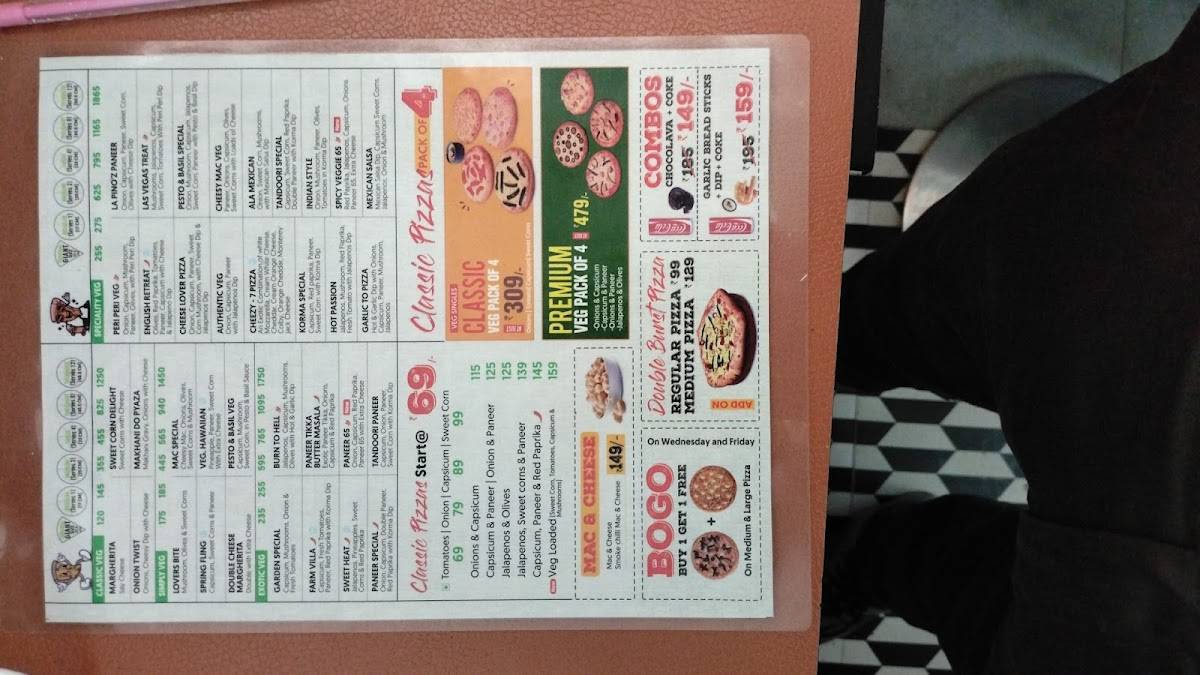 Menu at La Pino'z Pizza - The Statue of Unity SOU La Pino'z Pizza near ...