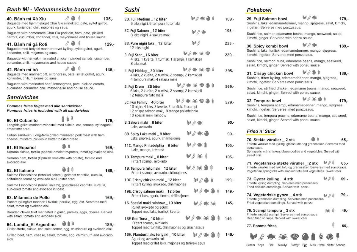 Menu at Che Restaurant & Bar, Jessheim