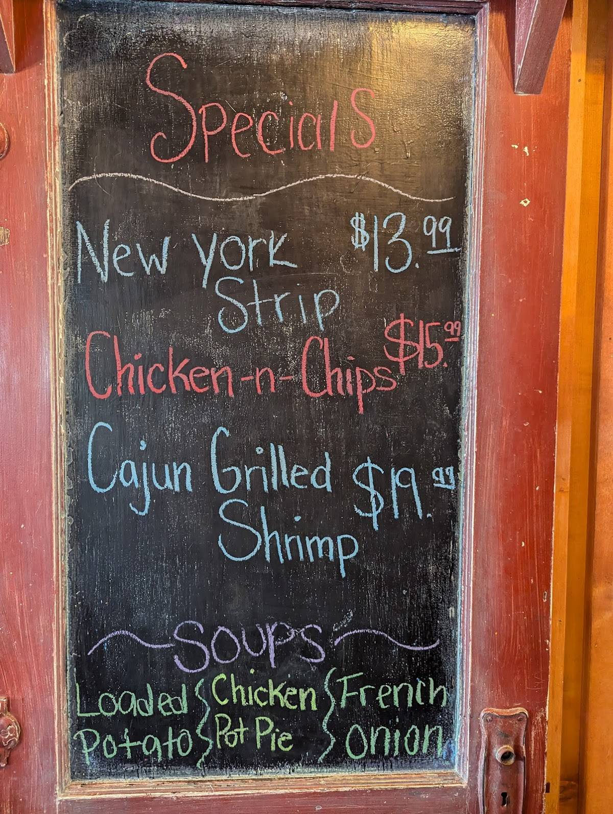 Menu at Lake Inn pub & bar, Lapeer