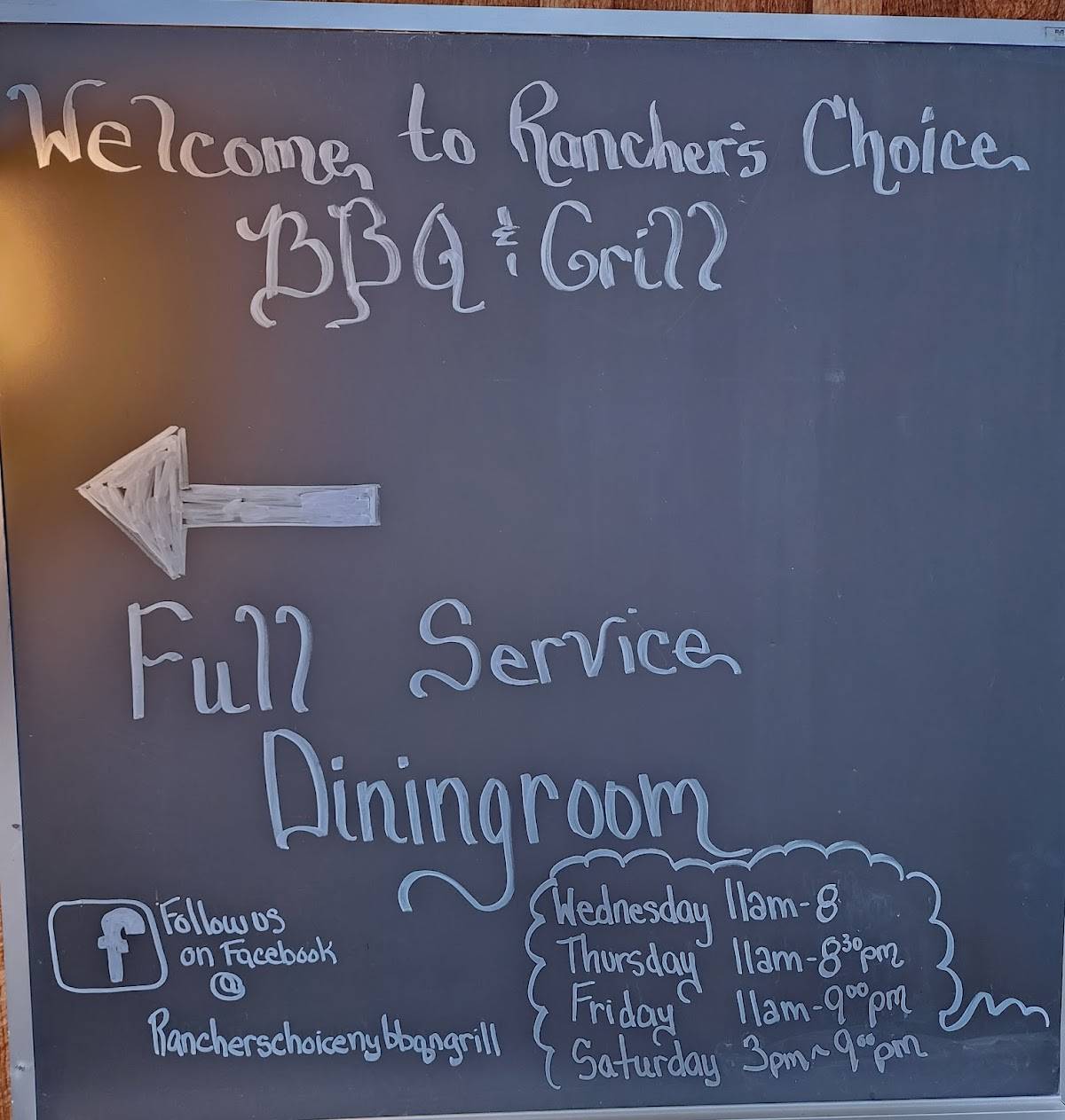 Menu at Ranchers Choice NY BBQ, Syracuse