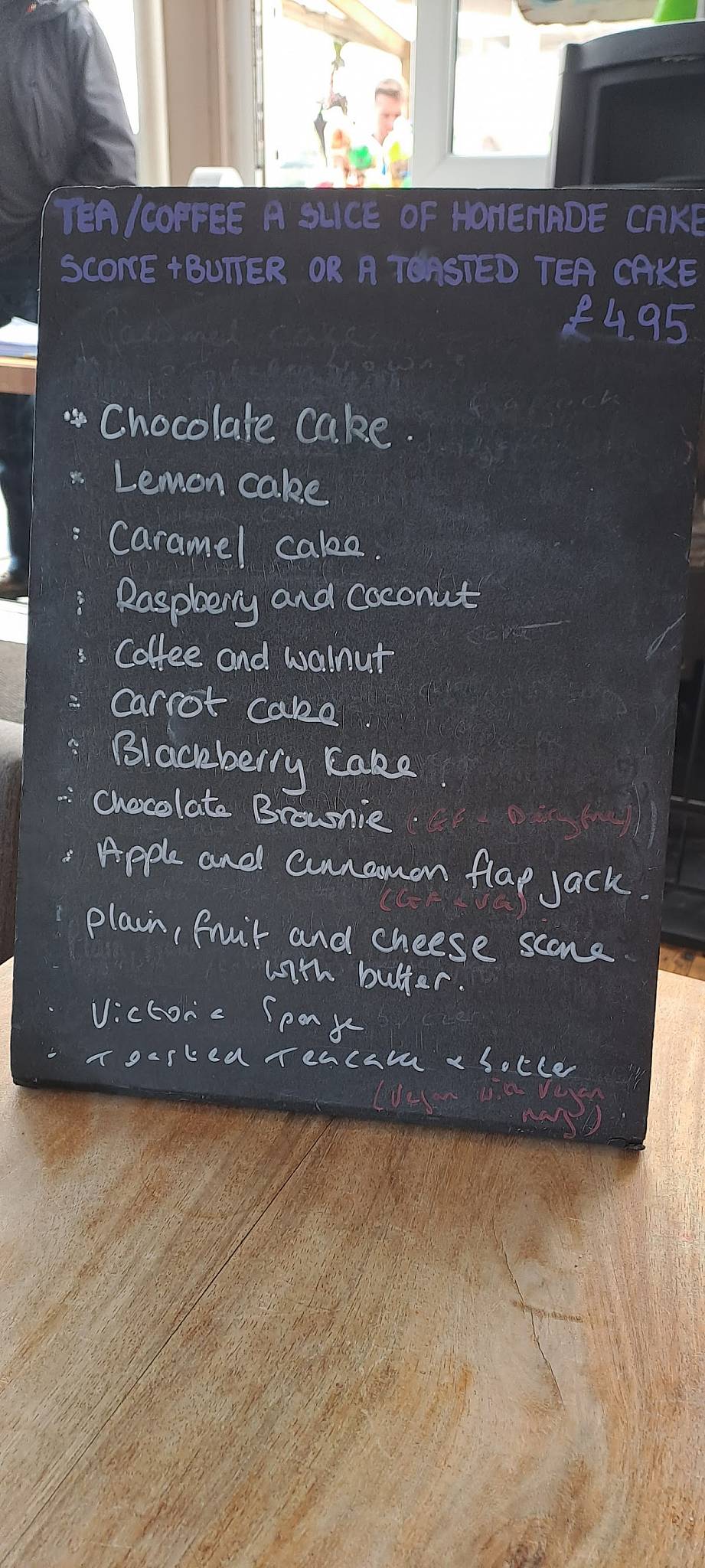 Menu at Lakeside Cafe, Newquay