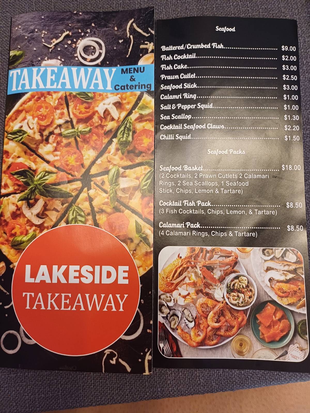 Menu at Lakeside Forbes fast food, Forbes