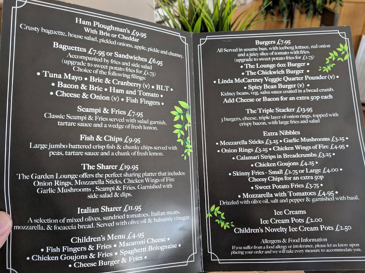 Menu at Langley Tavern pub & bar, Hardley