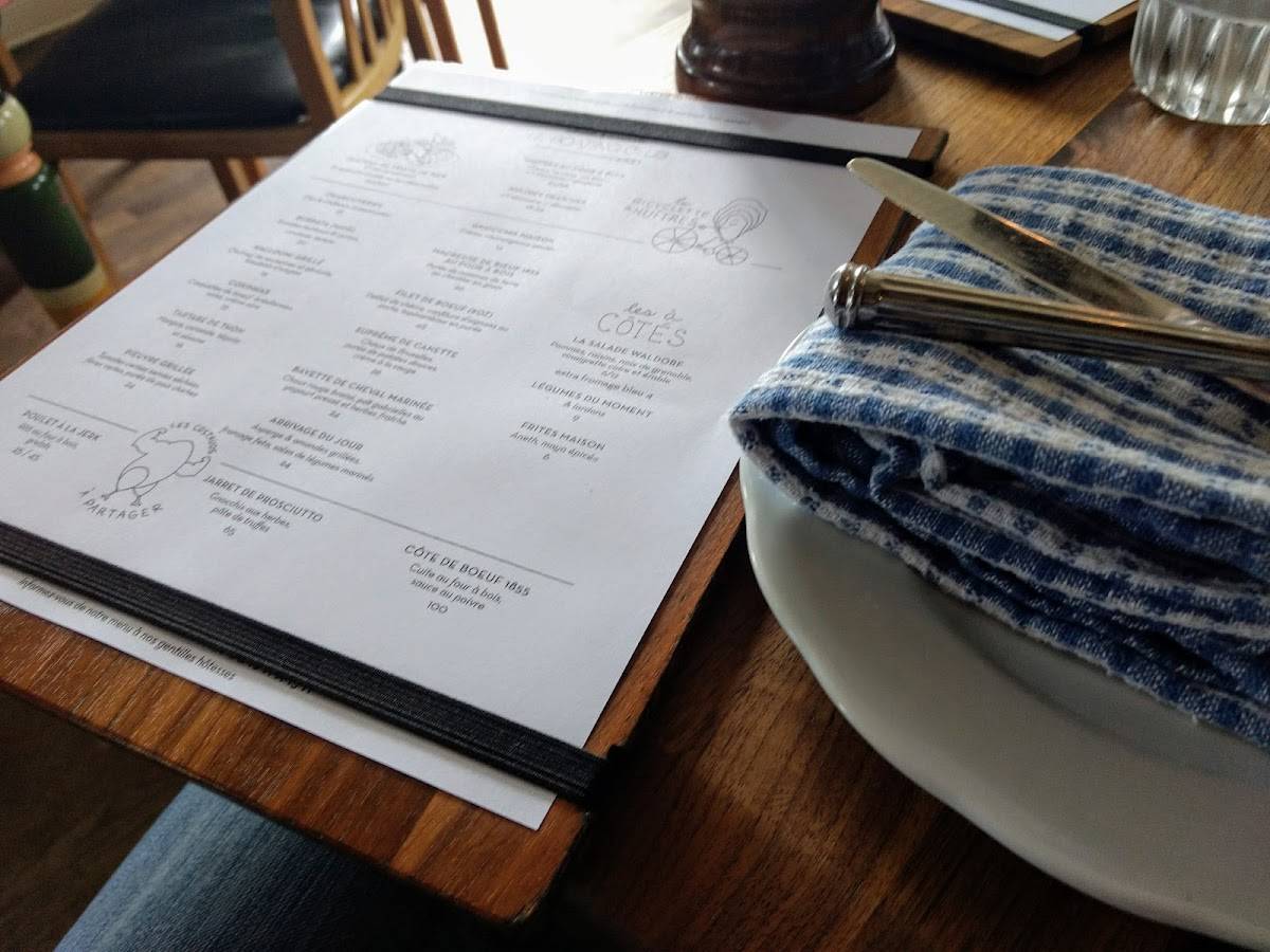 Menu au Le Boating Club, Laval