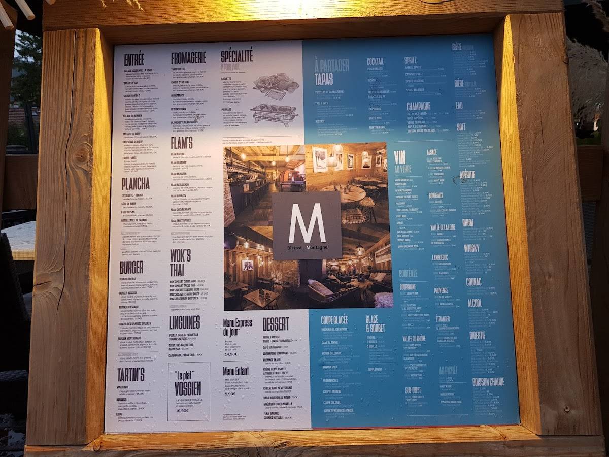 Menu at Le Bistro Montage Ala Cart restaurant, Portland