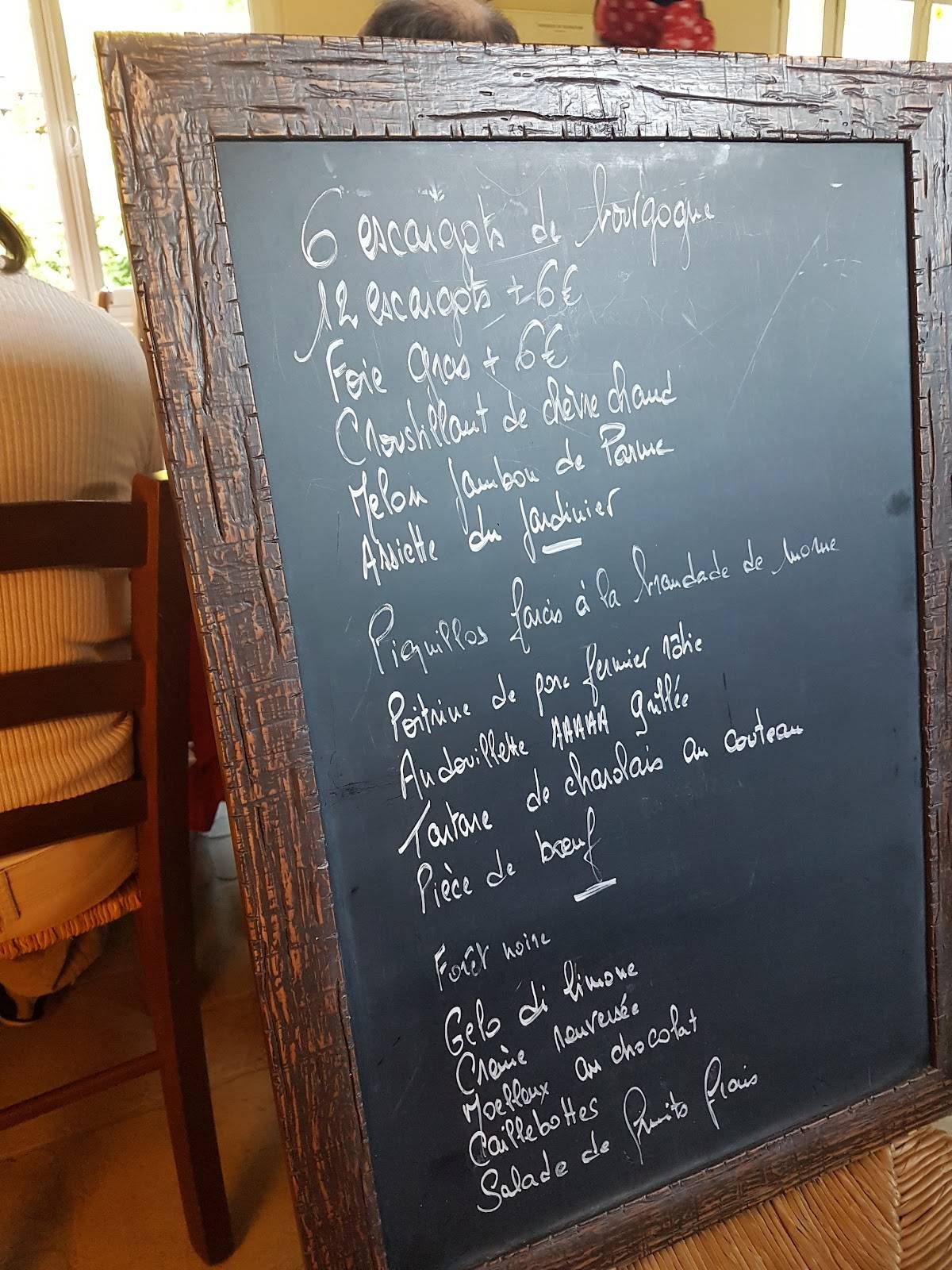 Menu au Le Four à Chaux restaurant, Armeau