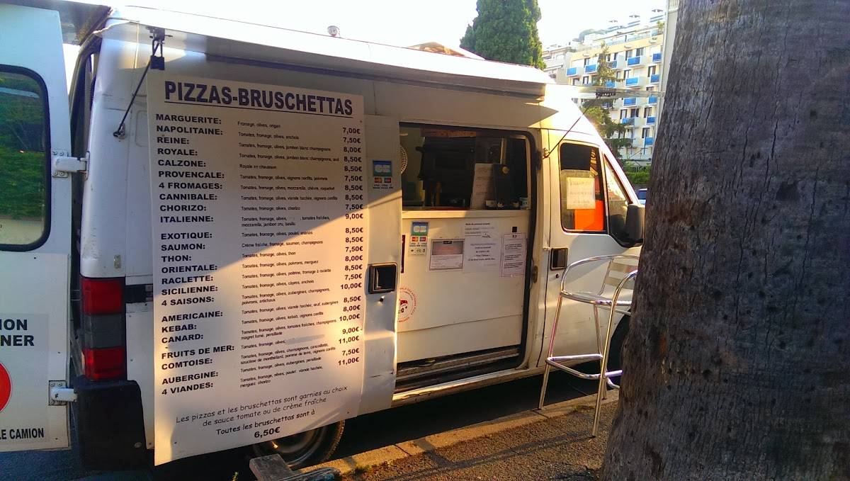 Menu at Le Sarah Pizza pizzeria, Nice