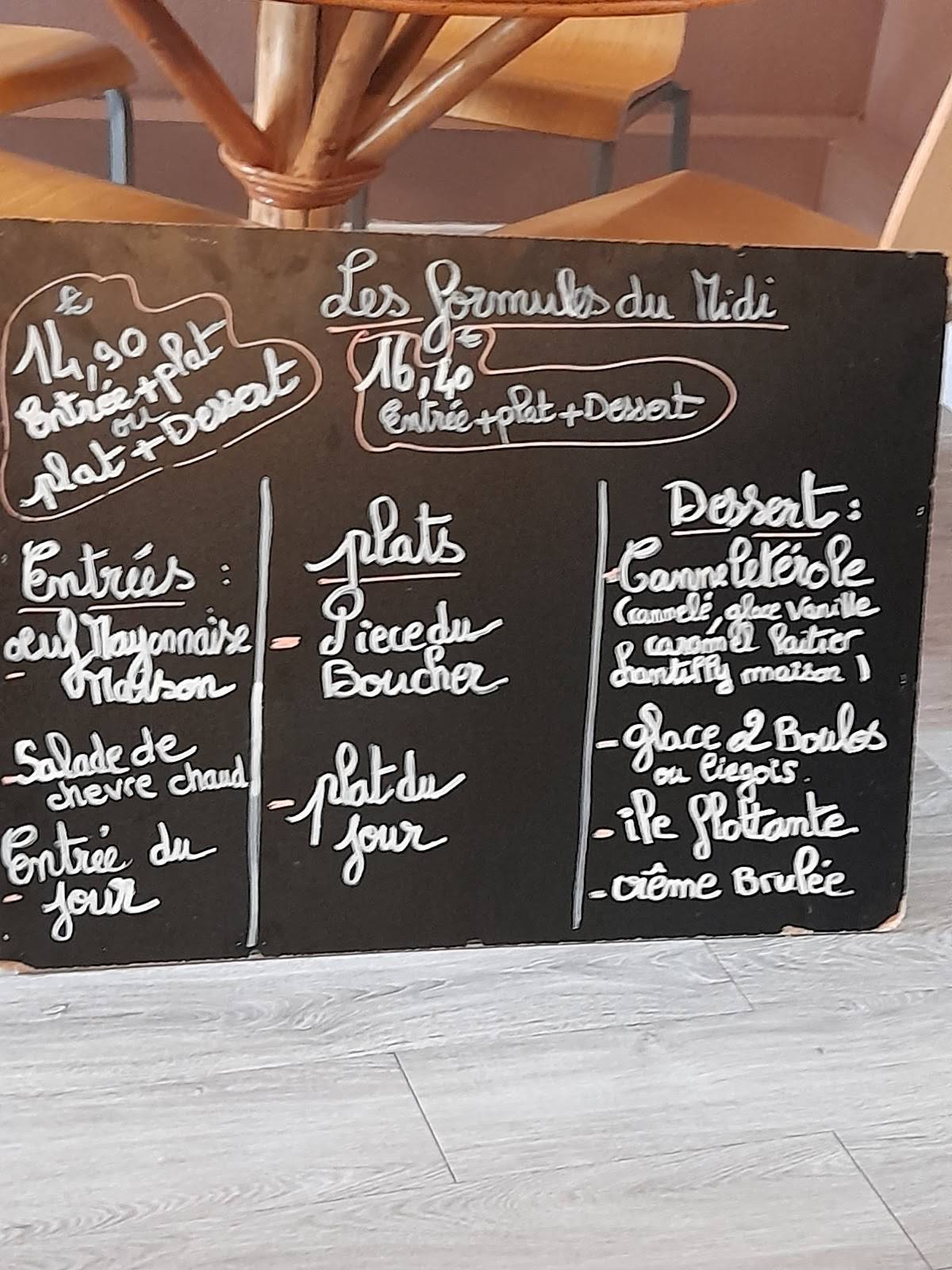 Menu au Le Soufflet restaurant, Bordeaux, 10 Rue d'Arlac