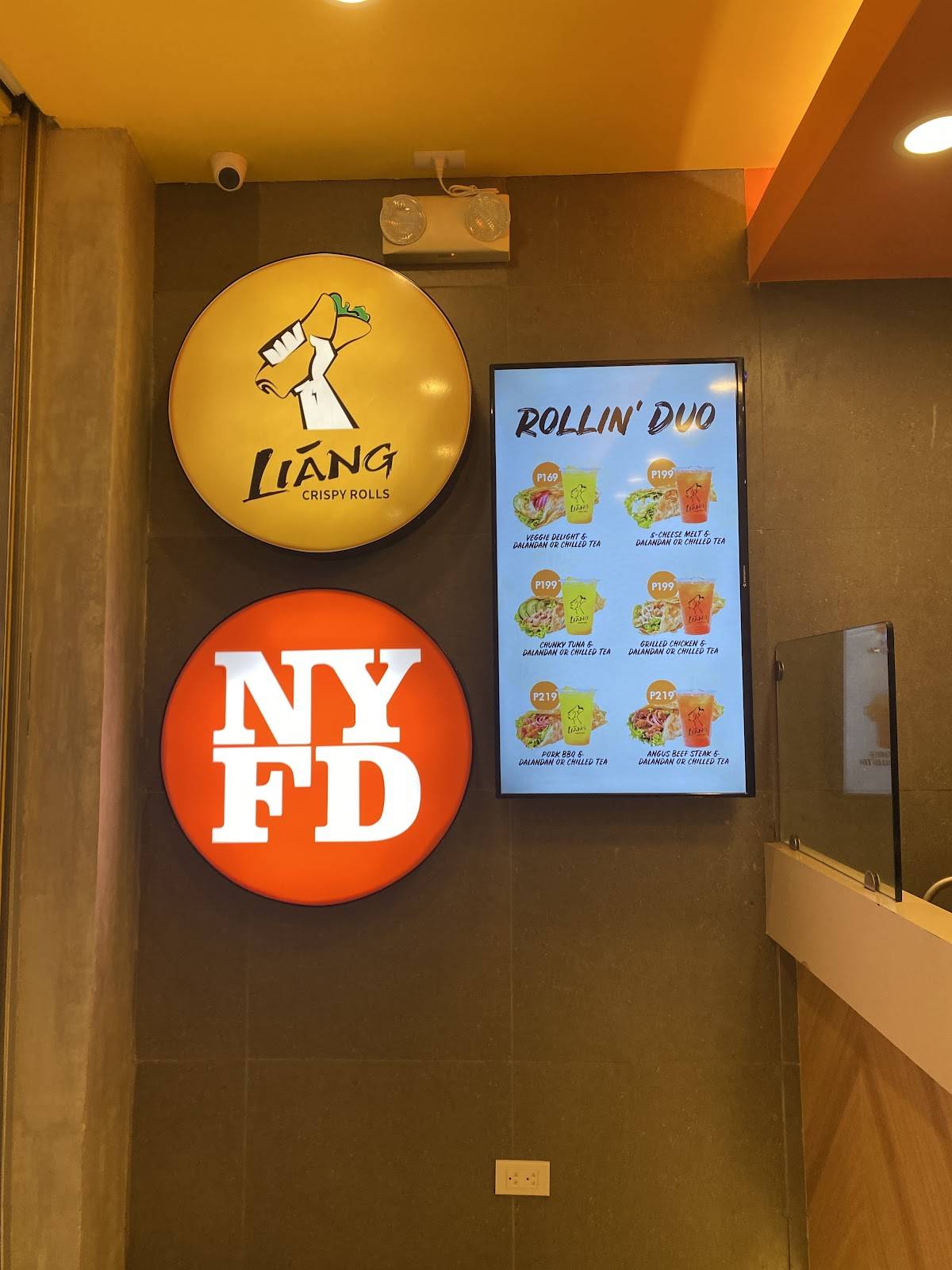 Menu at Liang Crispy Rolls/NYFD restaurant, Taguig, Uptown bgc