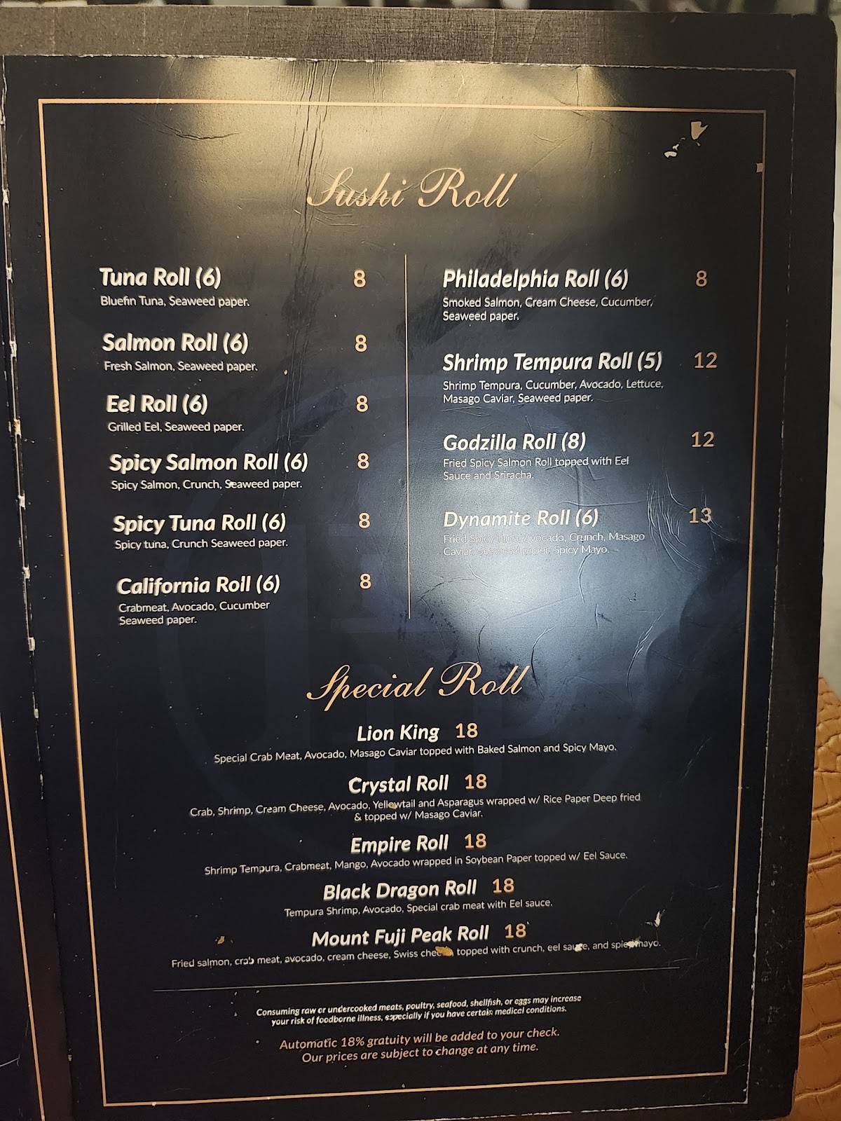 Menu at Blue Sunday Bar & Grill, Linden