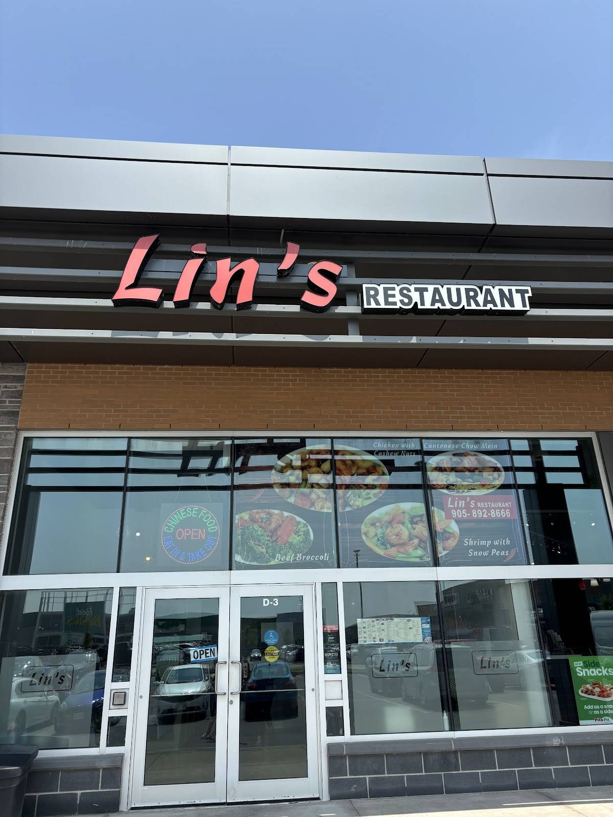 Menu at Lin’s Restaurant, Pelham