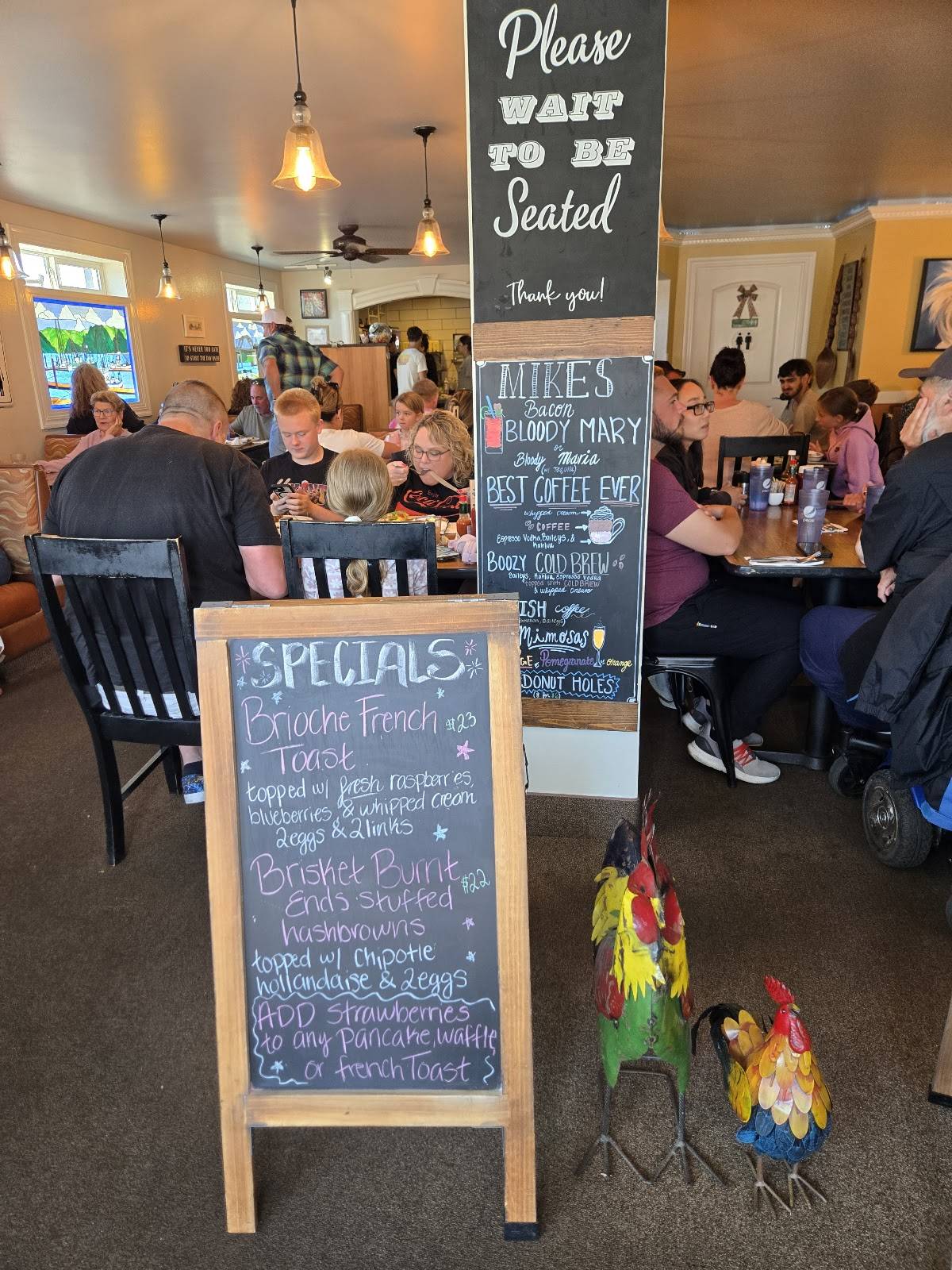 Menu at Little Brown Hen Cafe, Florence