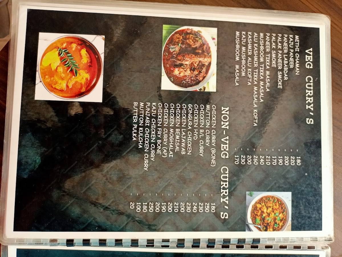 Menu at Little Chef, Eluru