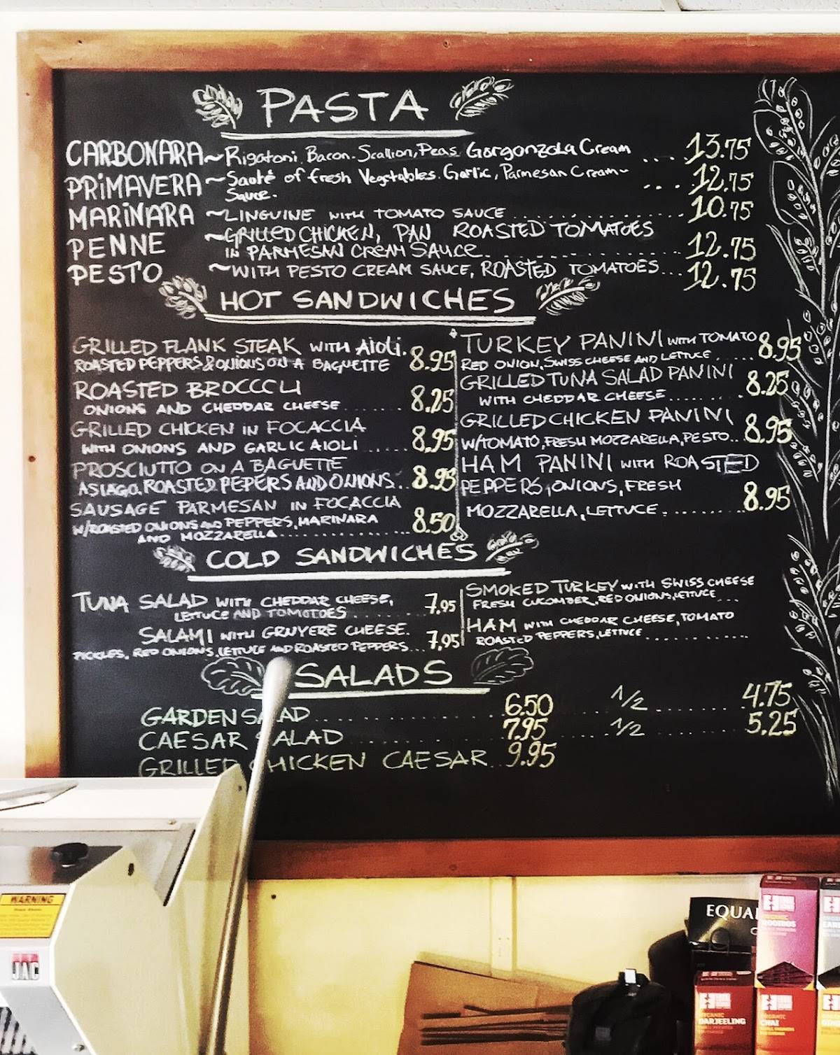Carta de Little Notch Bakery and Café, Southwest Harbor, 340 Main St