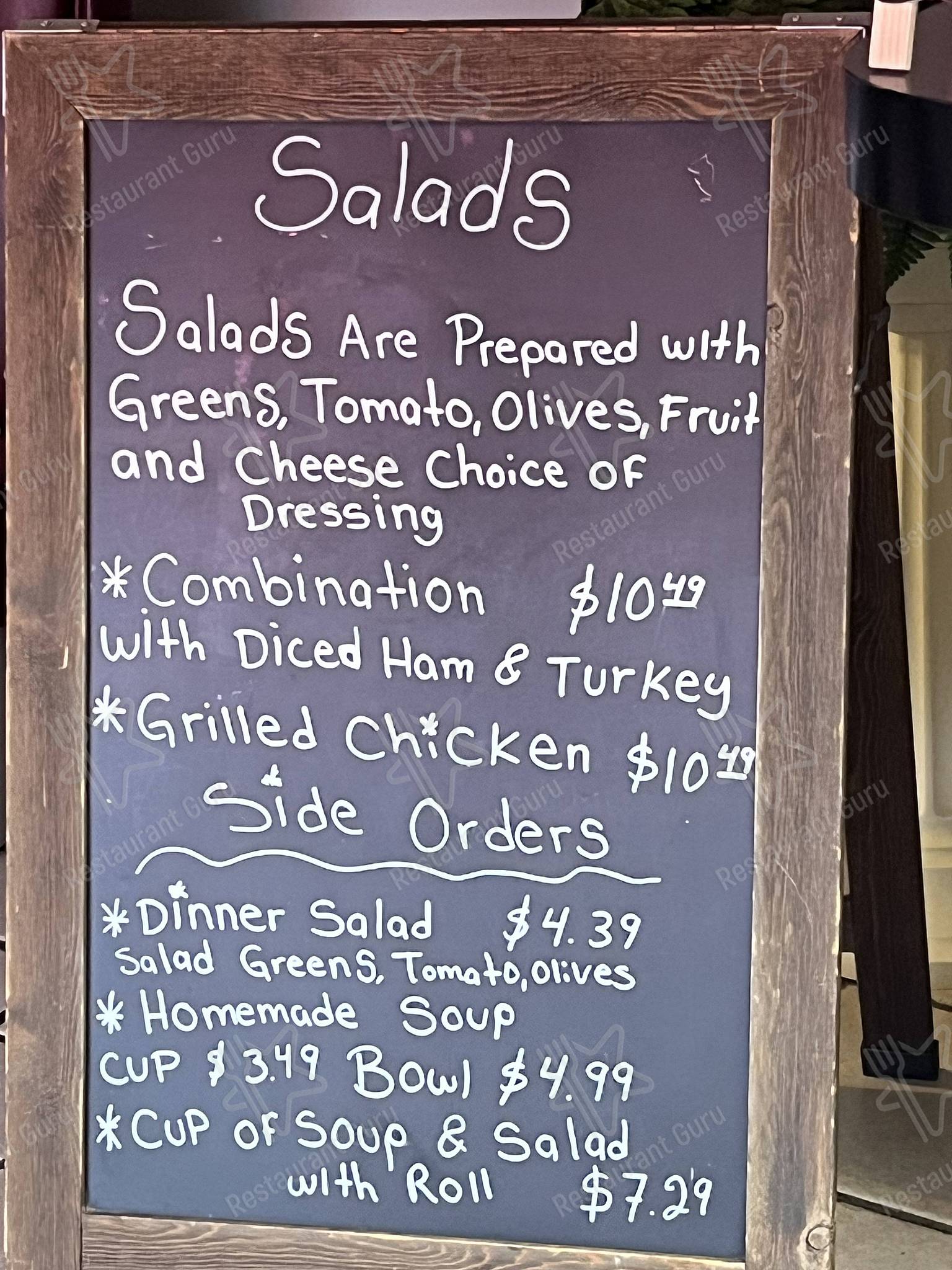 Menu at Loaded Burger, Beaver