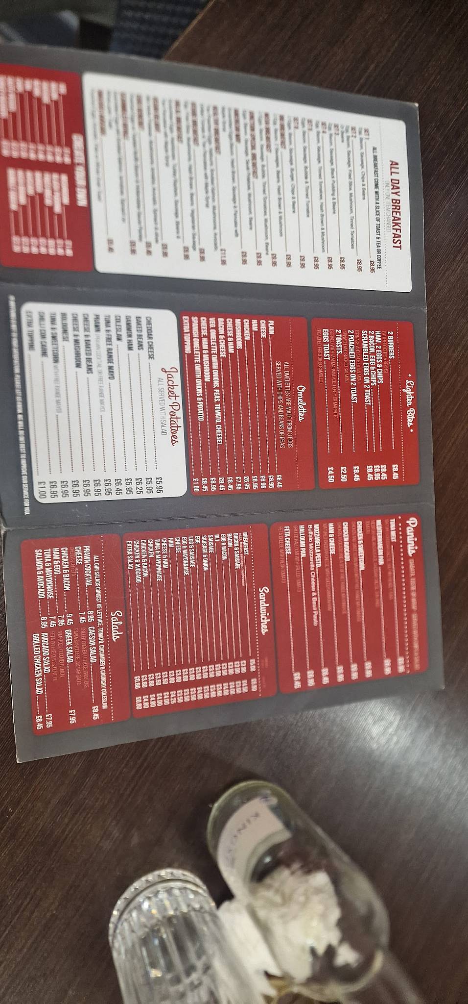 Menu at Junction Café & bistro cafe, Watford, 101a St Albans Rd